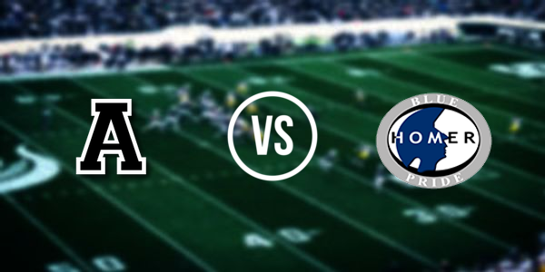 Homer vs Away - Boys Varsity Football 10/04/2024 | Live & On Demand